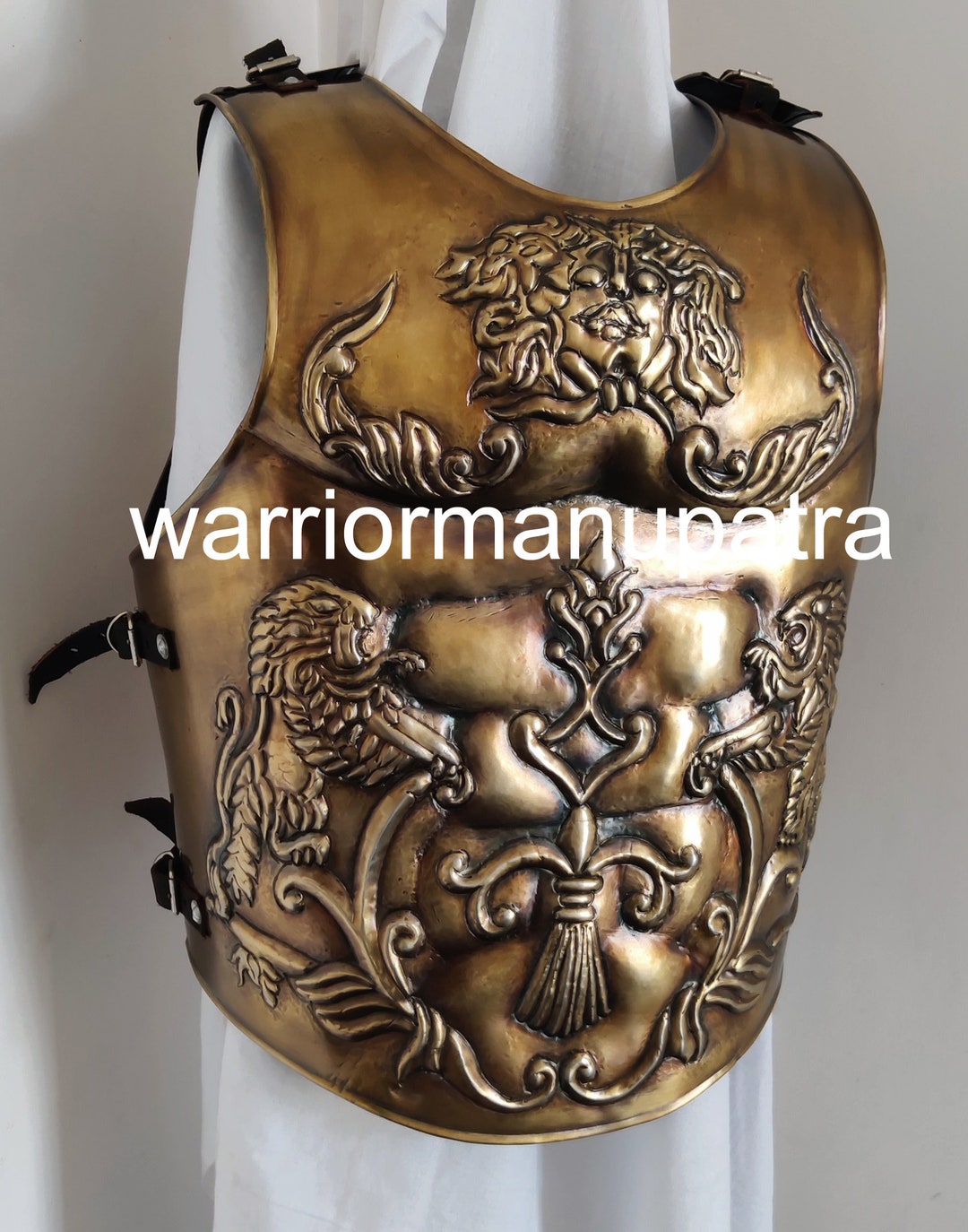 18ga Steel Medieval Armor Roman Cuirass Reenactment Knight Breastplate ...