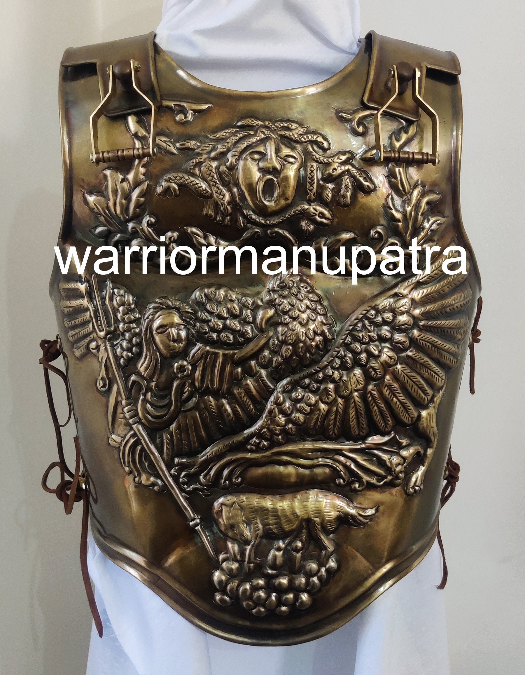 18ga Steel Medieval Armor Roman Cuirass Reenactment Knight Breastplate ...