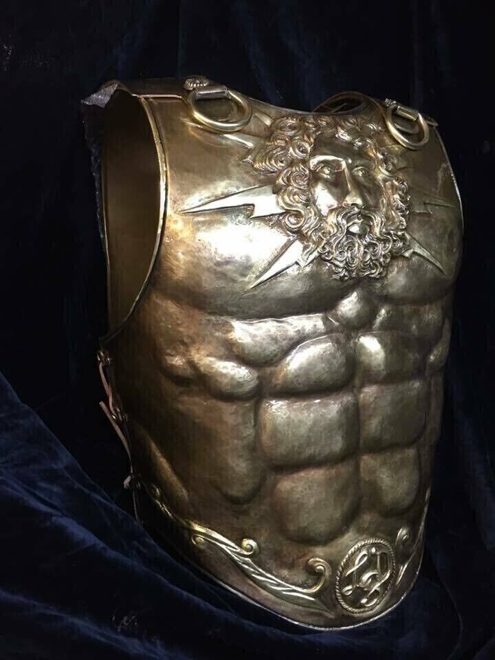 18ga Steel Medieval Armor Roman Cuirass Reenactment Knight Breastplate ...