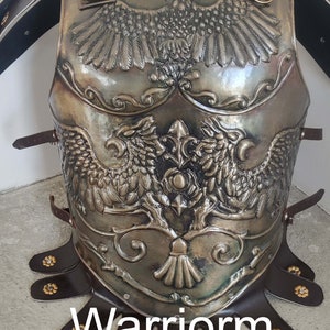 Handmade SPQR 18ga Steel Medieval Armor Roman Chiseled Cuirass Knight ...