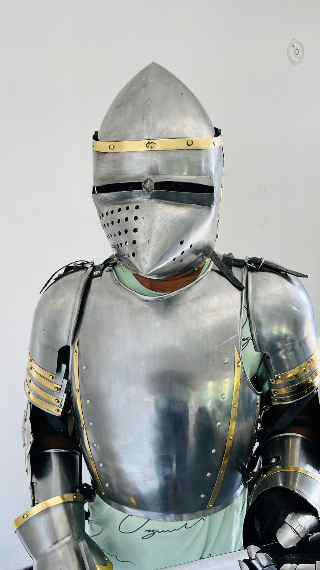 Medieval Crusader Full Suit of Armor Medieval Knight Combat - Etsy Canada