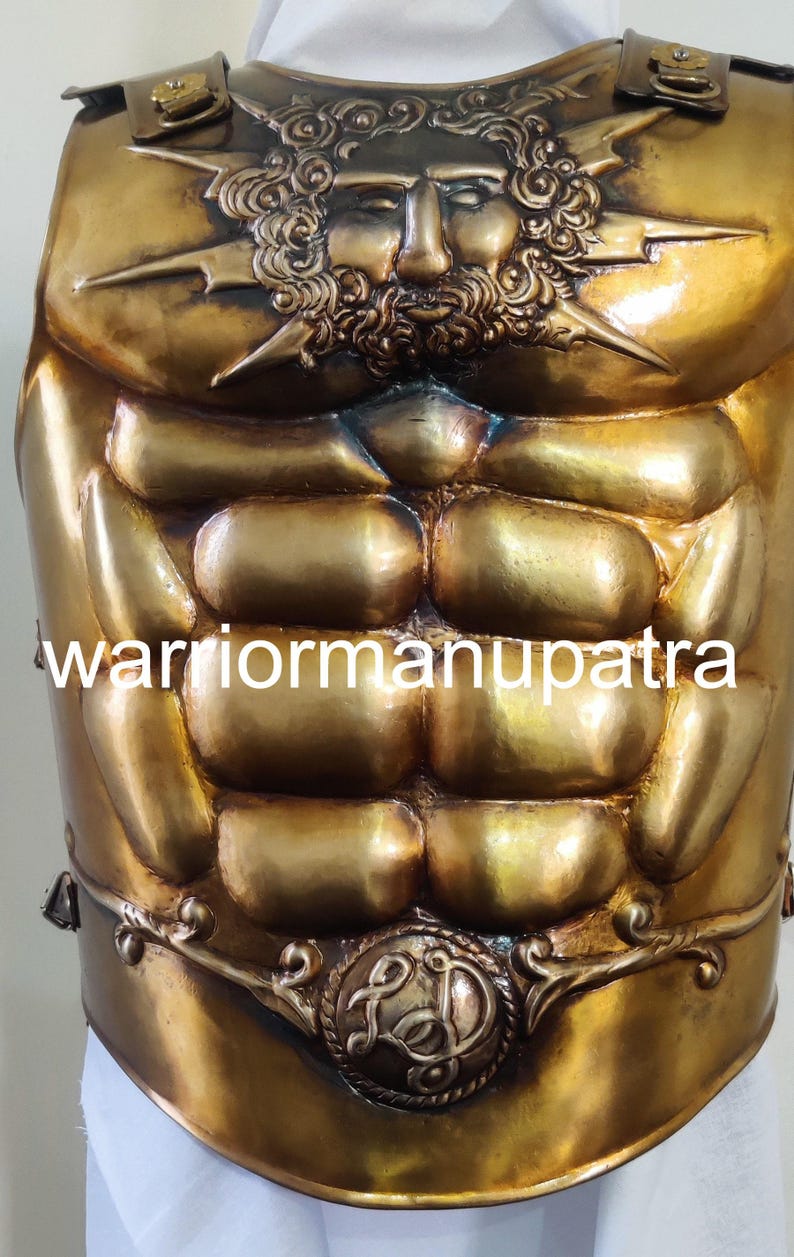 18ga Steel Medieval Armor Roman Cuirass Reenactment Knight Breastplate ...