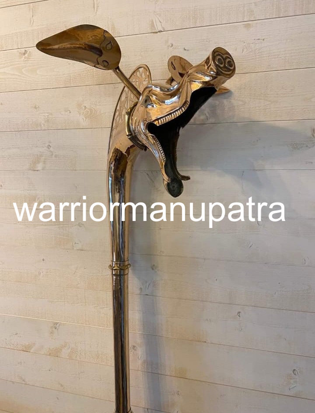Brass Medieval Celtic Deskford Carnyx Fully Playable Replica War Horn ...