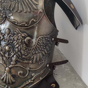 Handmade SPQR 18ga Steel Medieval Armor Roman Chiseled Cuirass Knight ...