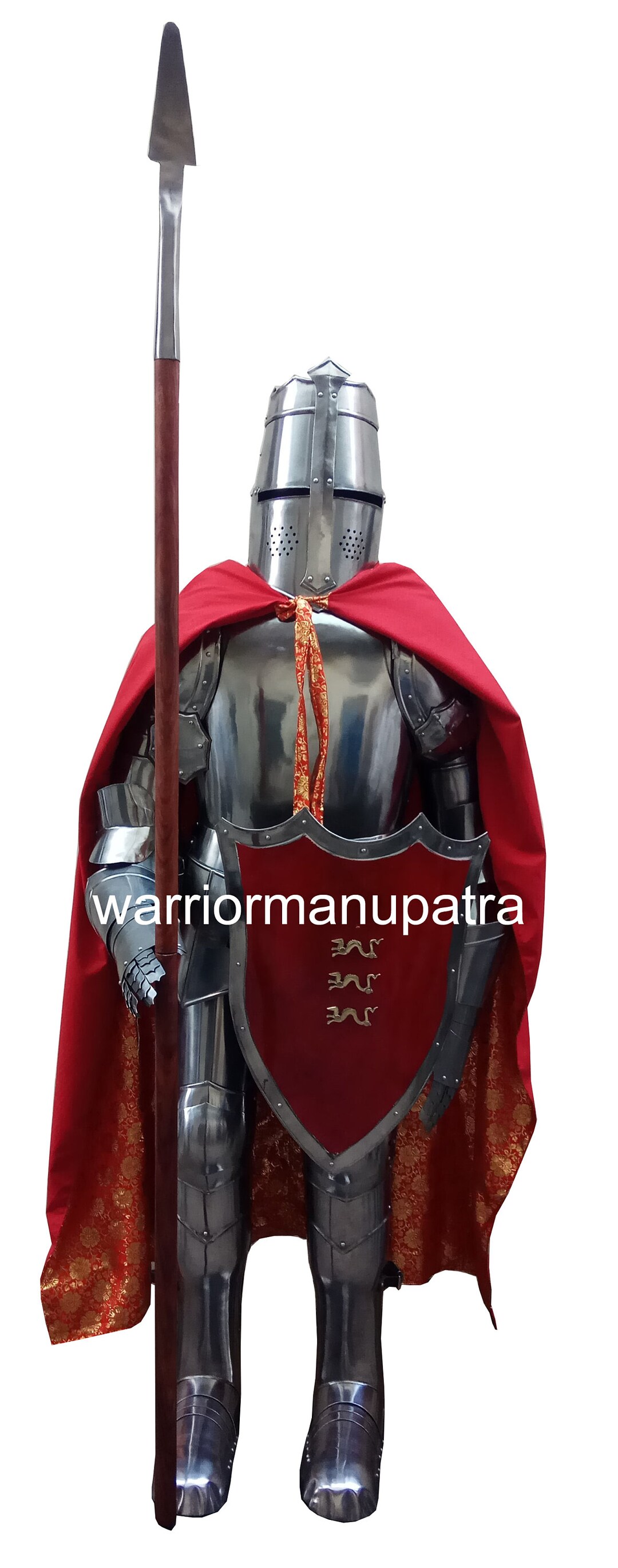 Medieval Knight Suit Medieval Full Steel Templar Knight Suit of Armour ...