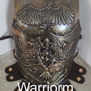 Handmade SPQR 18ga Steel Medieval Armor Roman Chiseled Cuirass Knight ...
