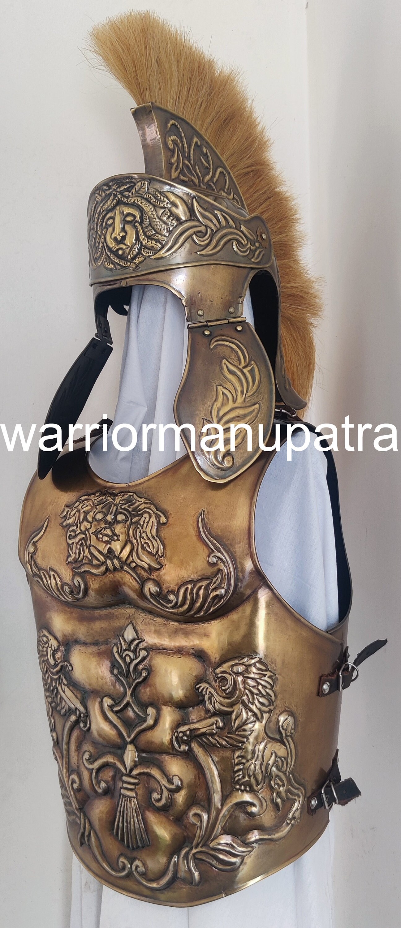 18ga Steel Medieval Armor Roman Cuirass Reenactment Knight Breastplate ...