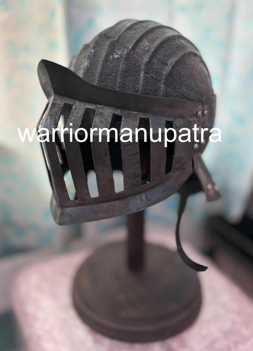 Medieval Larp Armor Dark Souls Inspired Helmet Alva Knight Old Metal ...