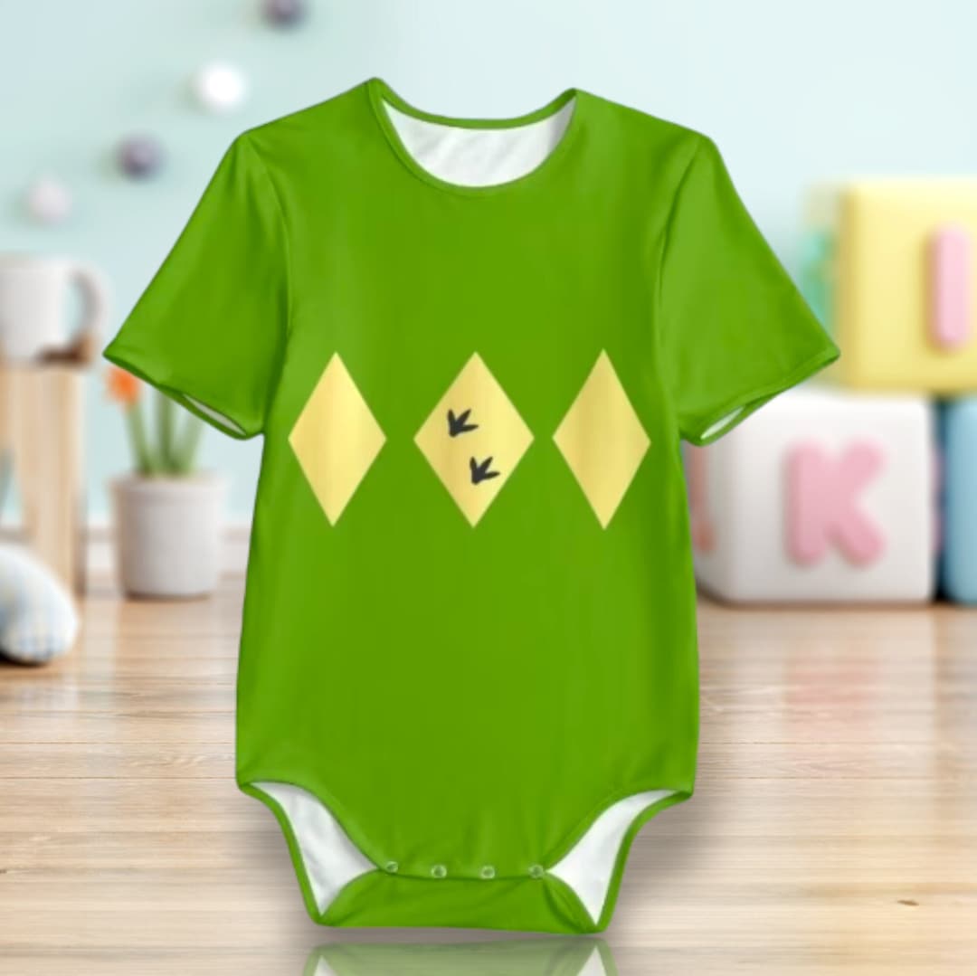 Green Baby Dino Adult Baby Bodysuit - Etsy