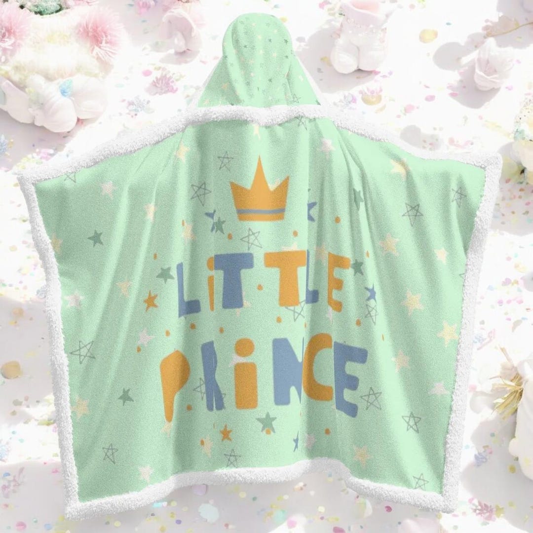 ABDL Adult Baby Little Prince Hooded Blanket - Etsy