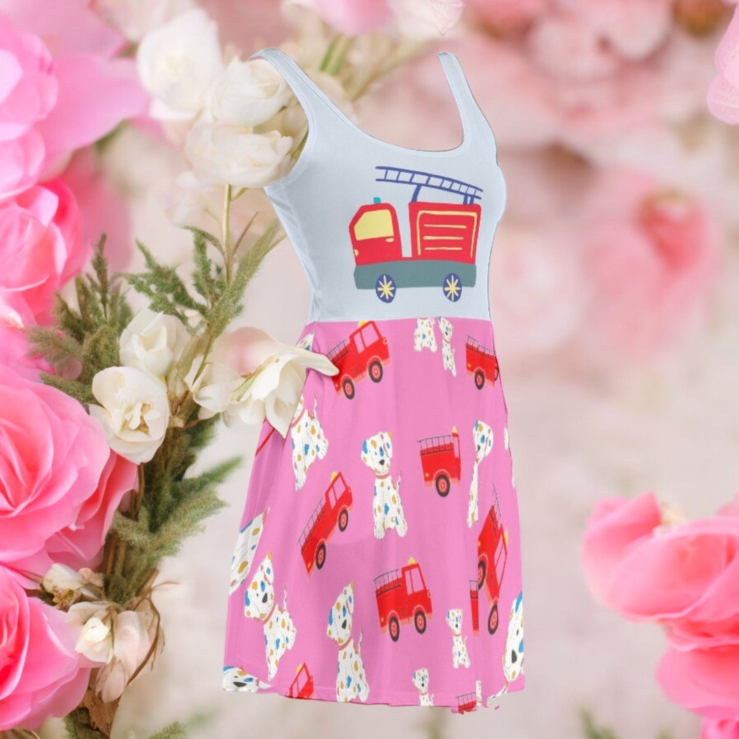 Adult Baby Firetruck Dress - Etsy