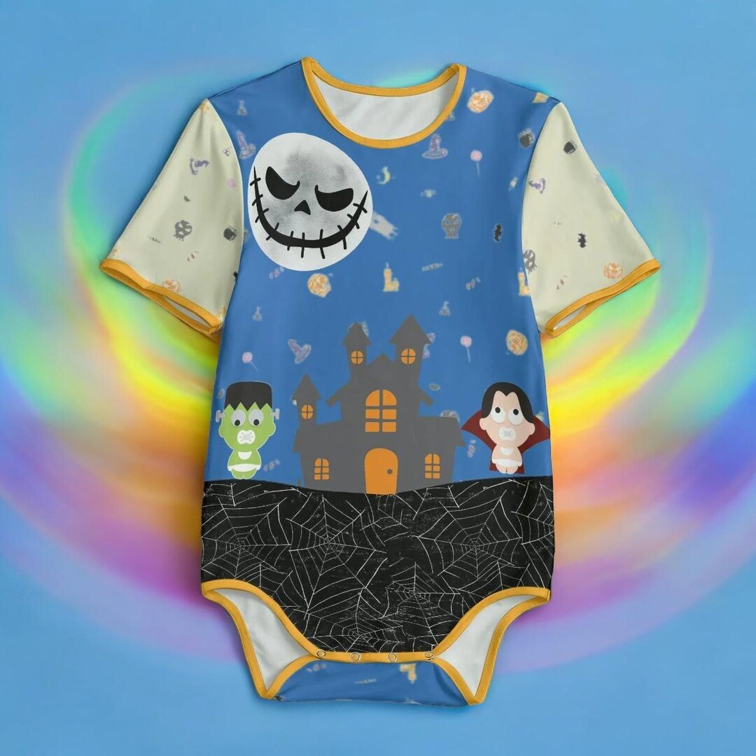 Adult Baby Spooky Night Bodysuit - Etsy