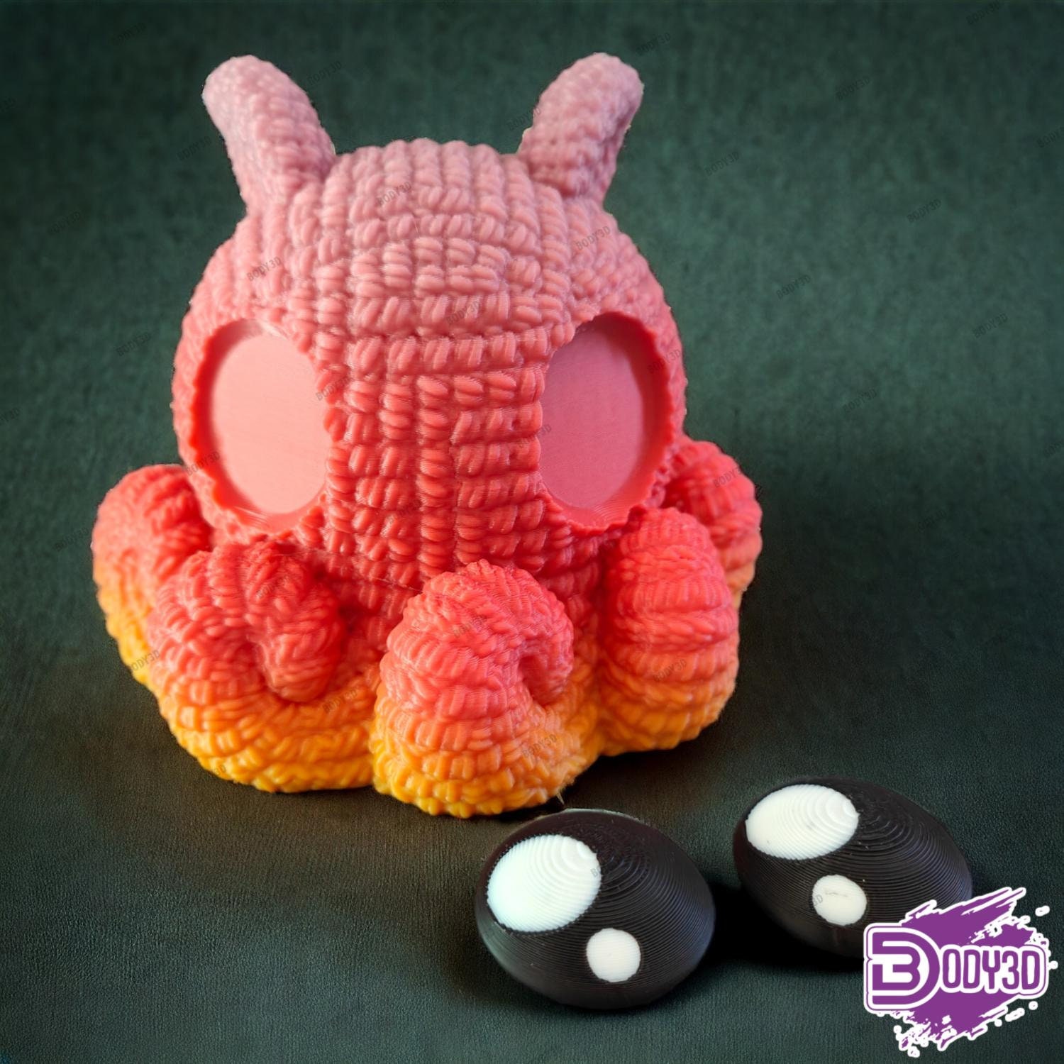 Dumbo Octopus Piggy Bank supportless 3D MODEL - Etsy