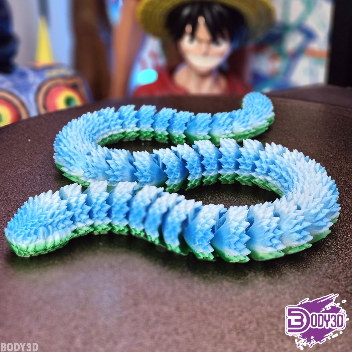 Articulated Rock Snake supportless 3D MODEL - Etsy