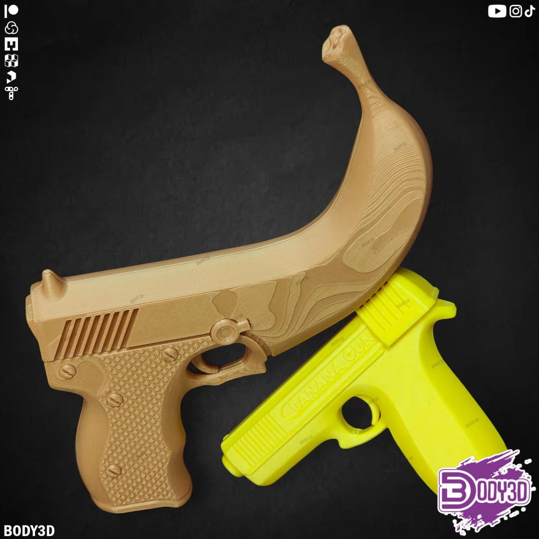 Banana Guns supportless 3D MODEL - Etsy