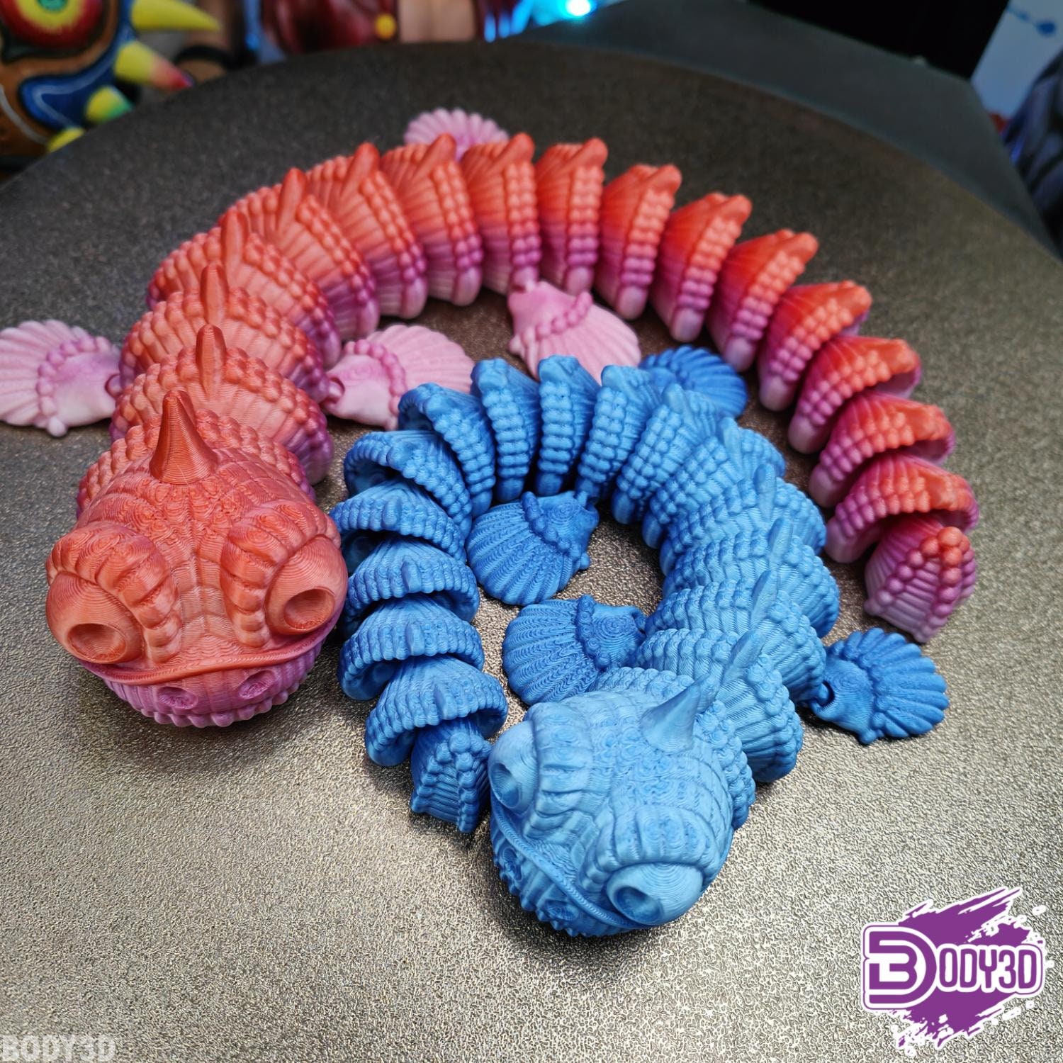 Articulated Eel supportless 3D MODEL - Etsy