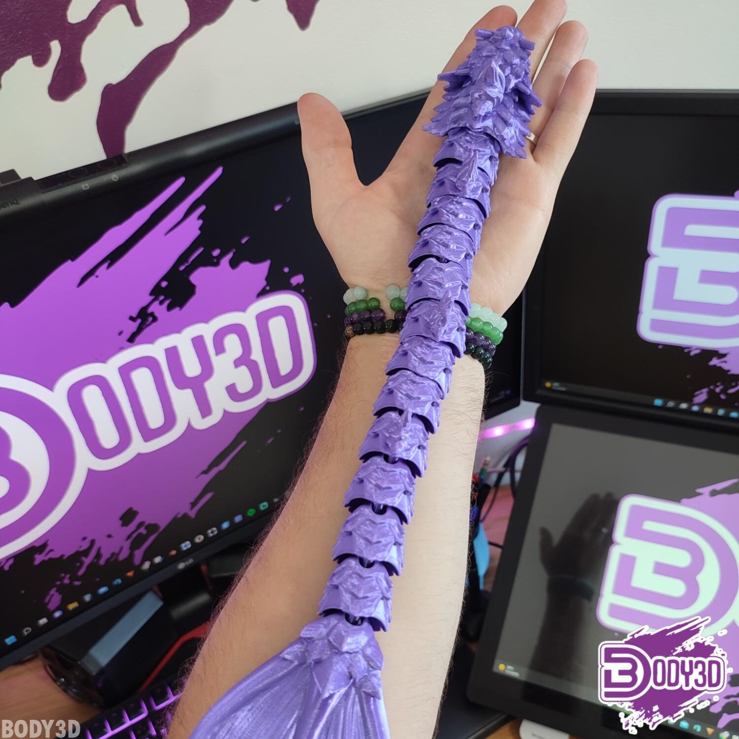 Sea Dragon Articulated Supportless 3D MODEL - Etsy