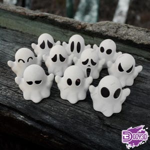10 Stackable Ghosts - 3D MODEL - Etsy