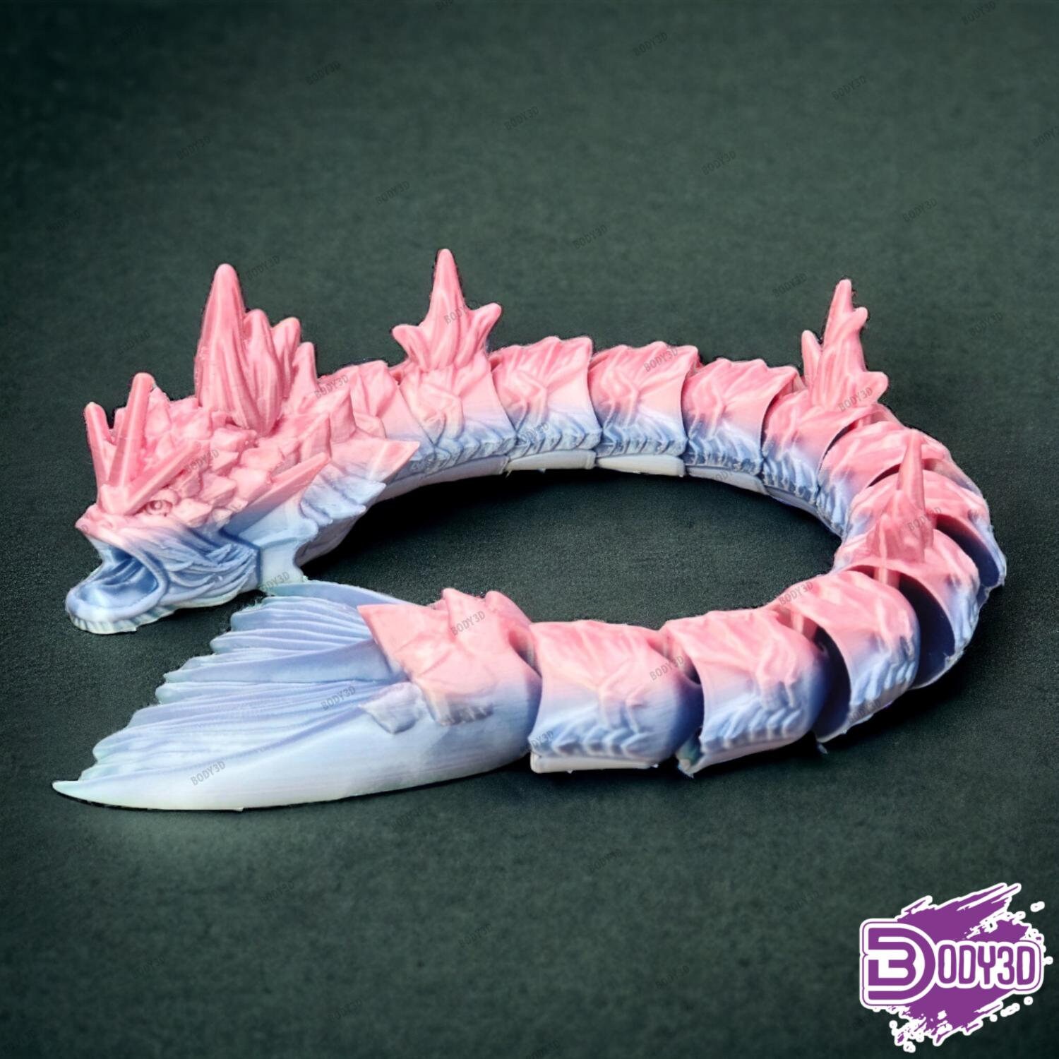 Sea Dragon Articulated Supportless 3D MODEL - Etsy