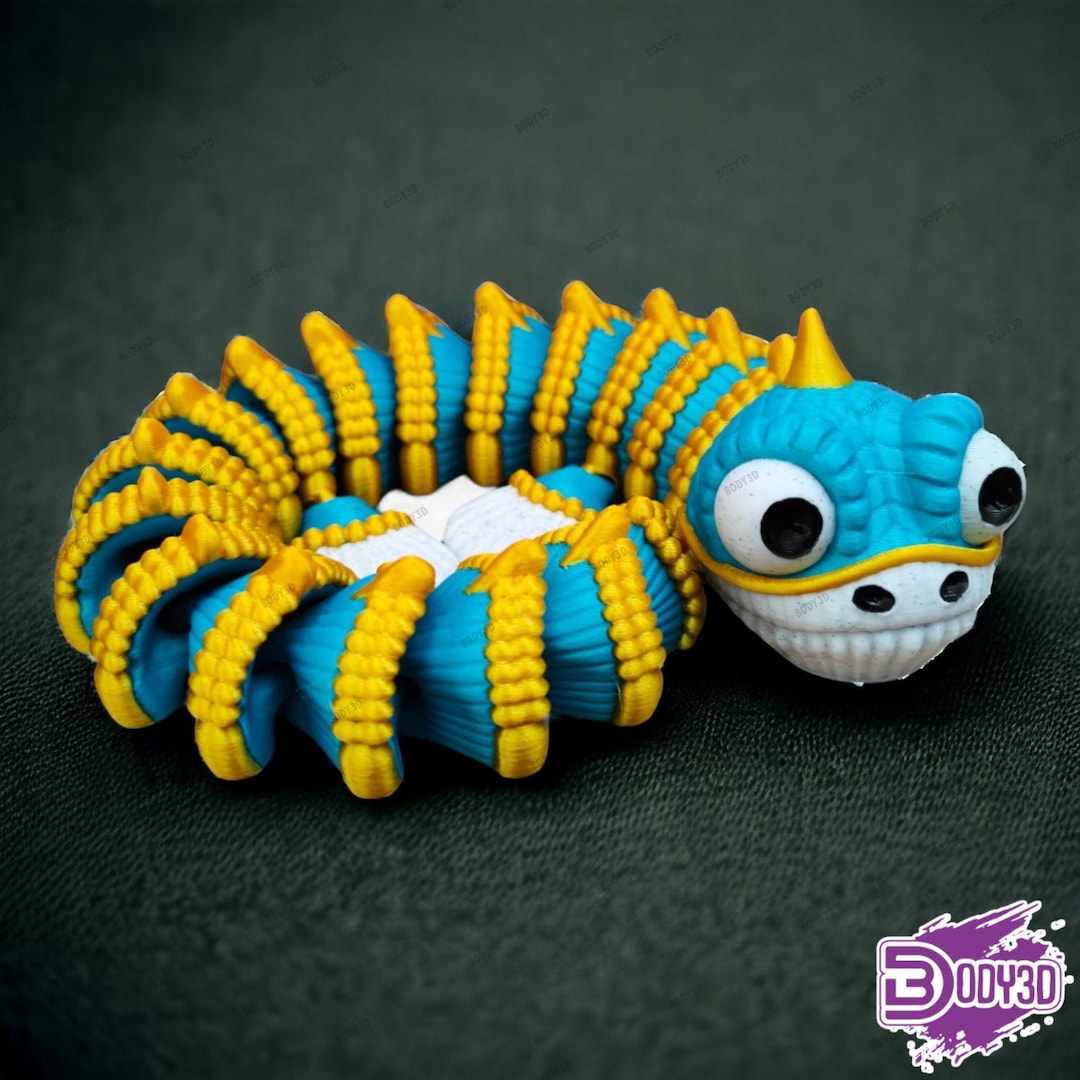 Articulated Eel (supportless) - 3D MODEL - Etsy