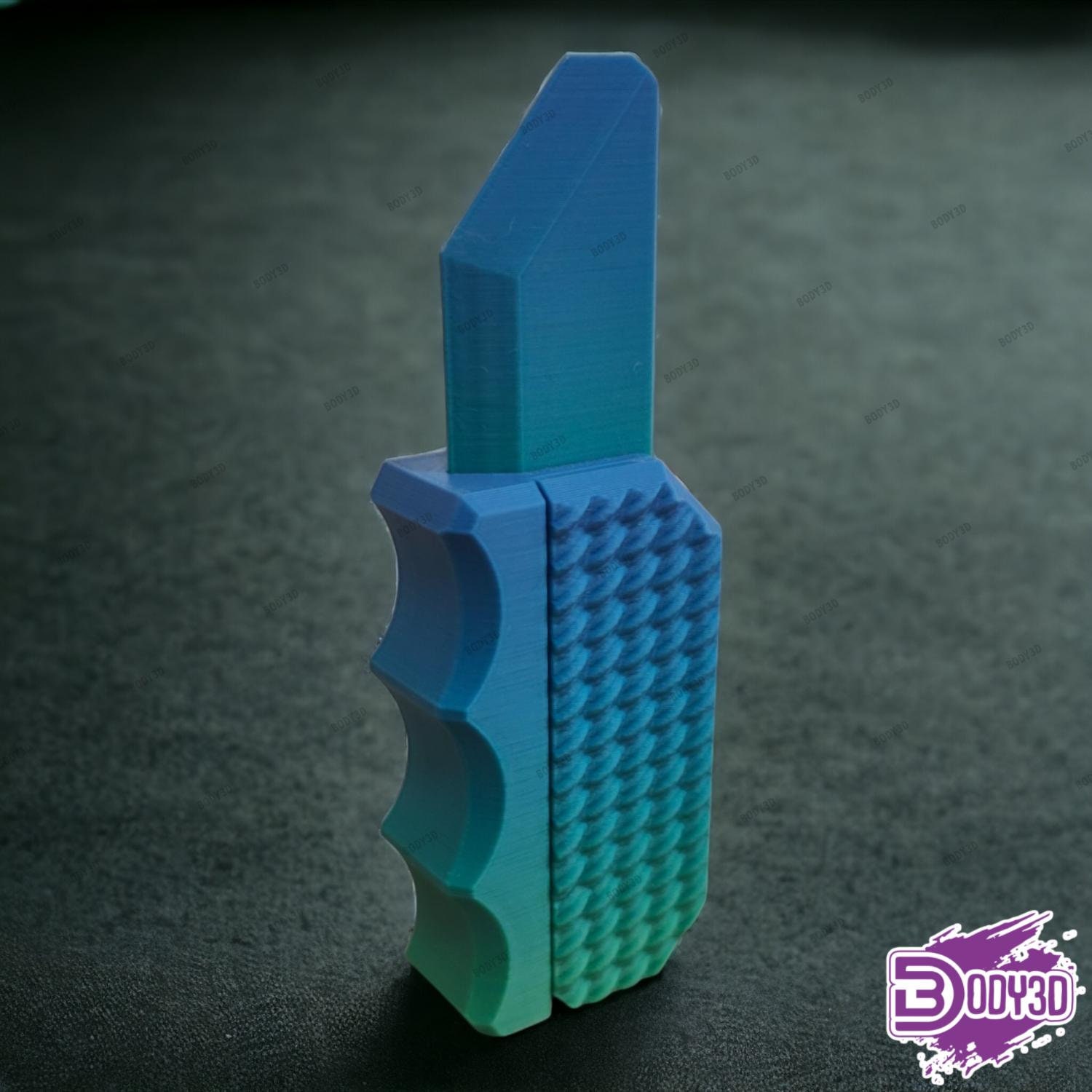 Fidget Knife supportless 3D MODEL - Etsy