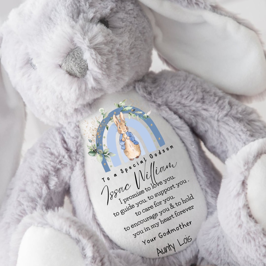 Personalised Christening Baptism Gift for Boys, Godparent Gift ...
