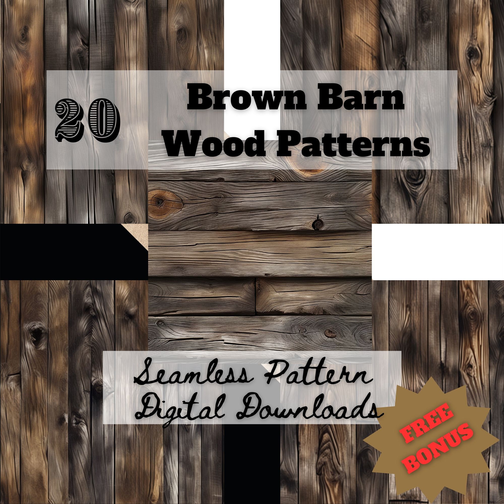 Weathered Brown Barn Wood Seamless Pattern Shabby Plank Texture Old ...