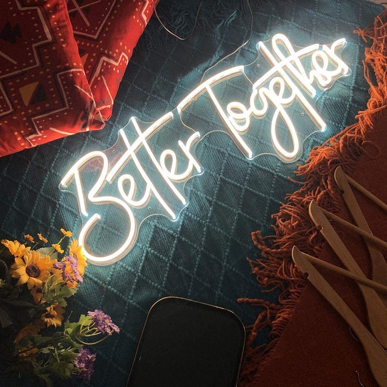 Custom LED Neon Sign, Wedding Neon Sign, Custom Neon Sign for Bedroom ...