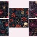 20 Gothic Seamless Floral Pattern, Digital Paper Pack, Nature-inspired ...