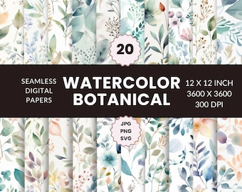 20 Black and White Sunflowers Seamless Pattern, Digital Paper Pack ...