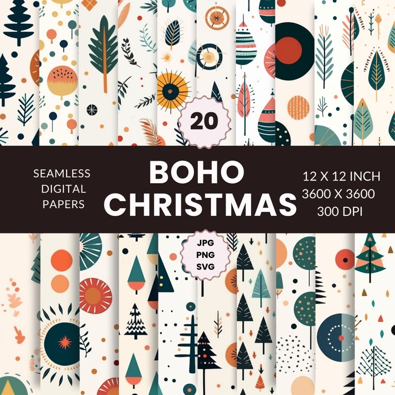 Boho Pattern Svg - Etsy