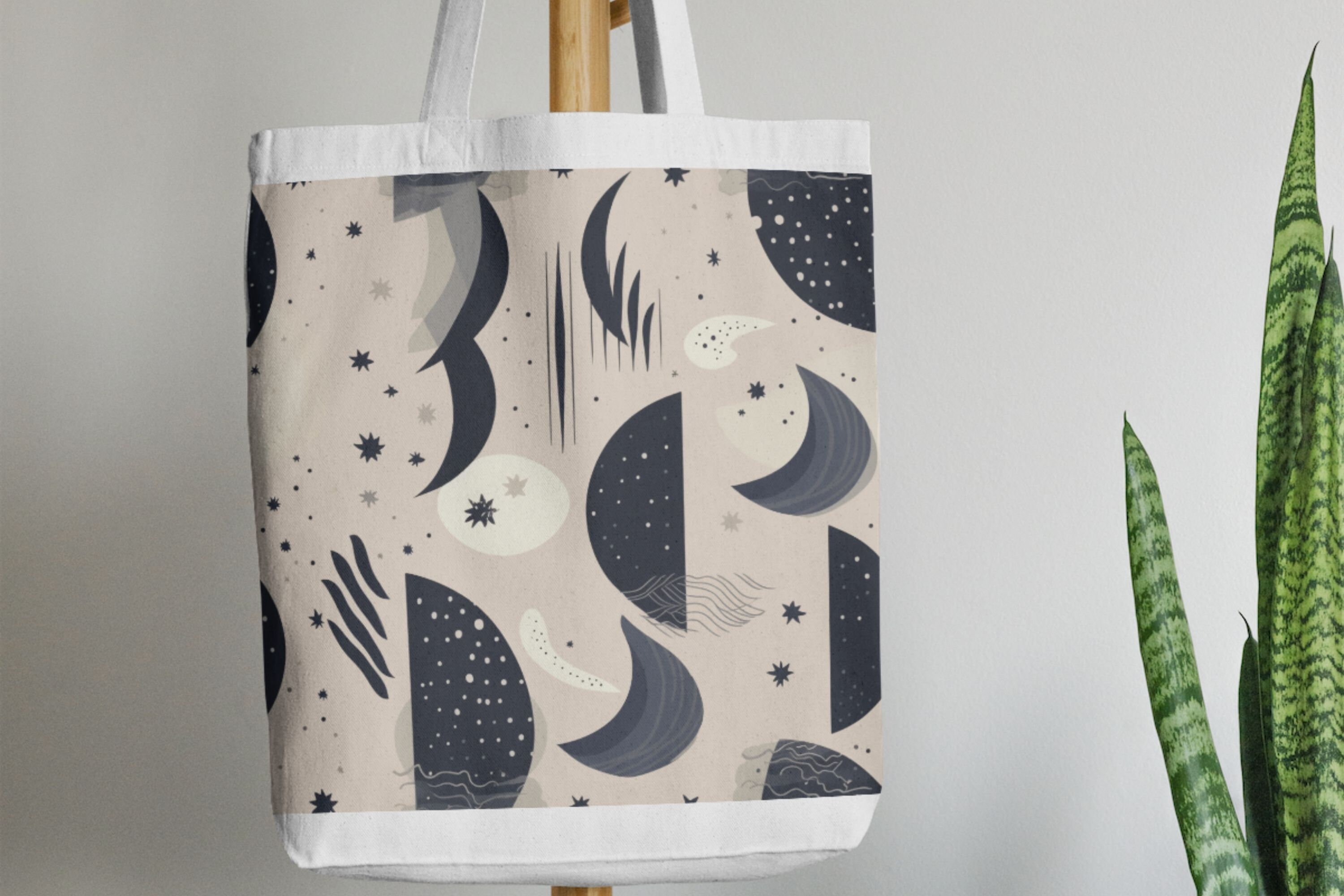 20 Moon Phase Seamless Pattern Digital Paper Pack Cosmic - Etsy