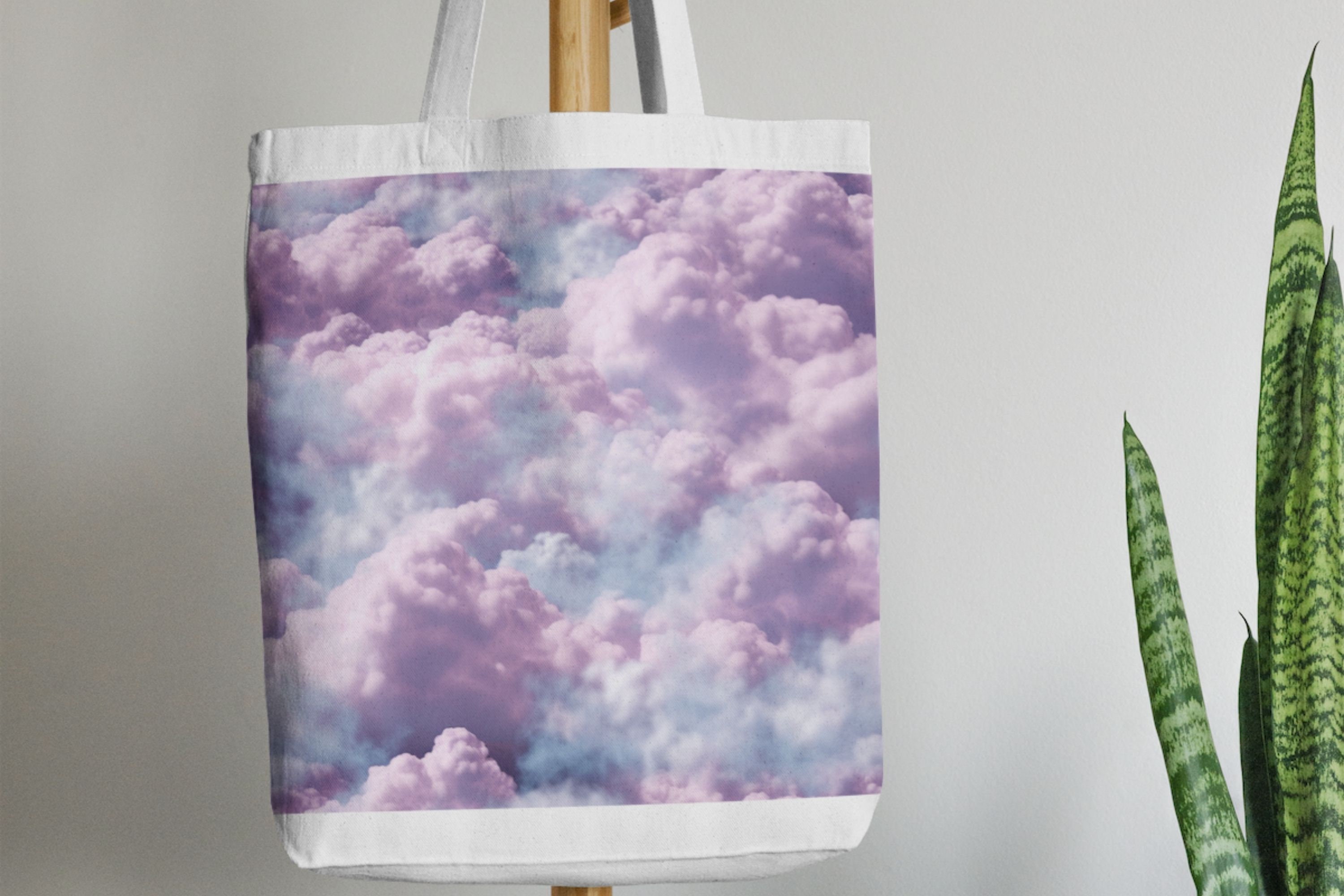 20 Pastel Fluffy Clouds Seamless Pattern, Digital Paper Pack, Dreamy ...