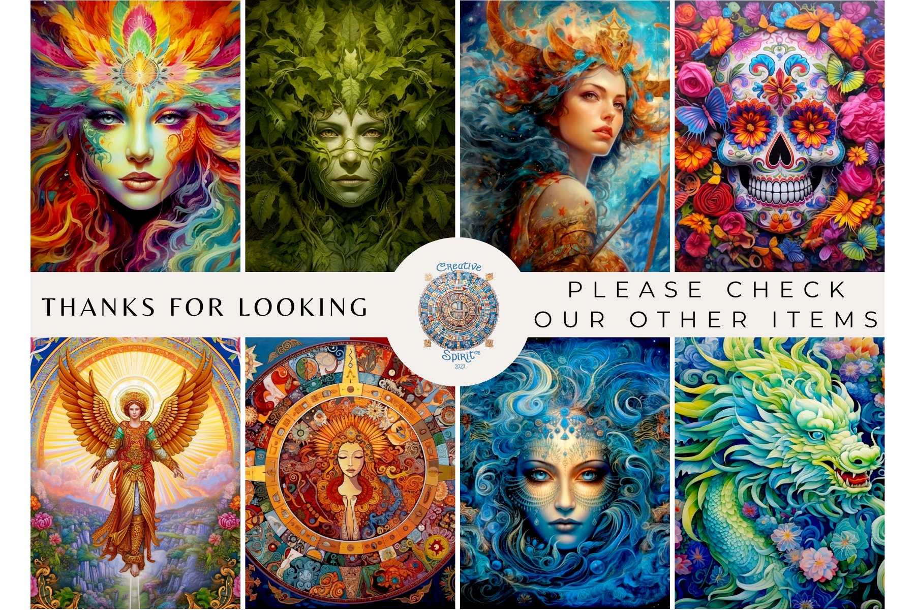 Yule Hare Card Celtic Folklore Nature Seasons Greetings Pagan Christmas ...