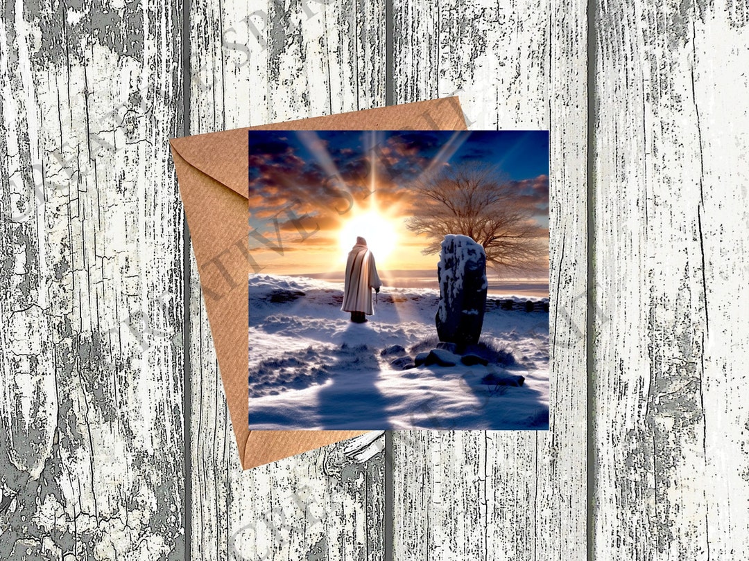 Winter Solstice Greetings Druid Pagan Celtic Seasonal - Etsy UK