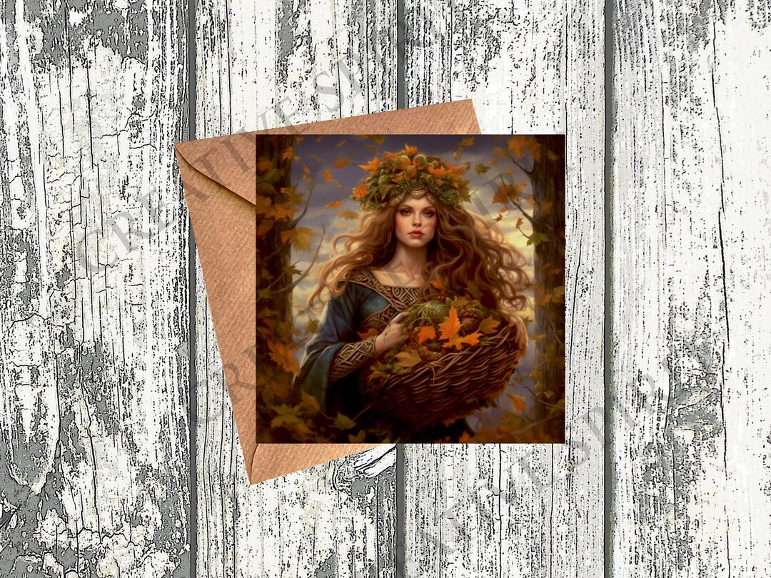 Celtic Goddess, Modron, Wiccan, Witchy, Spooky, Gothic Decor, Folklore ...