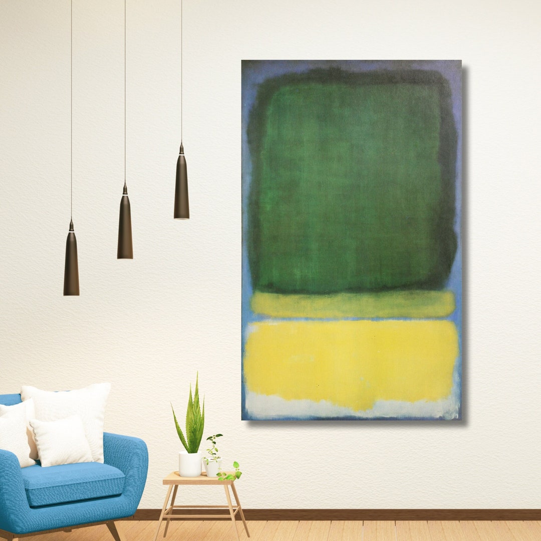 Mark Rothko Expressionist Classic Rectangular Abstract Reproduction ...