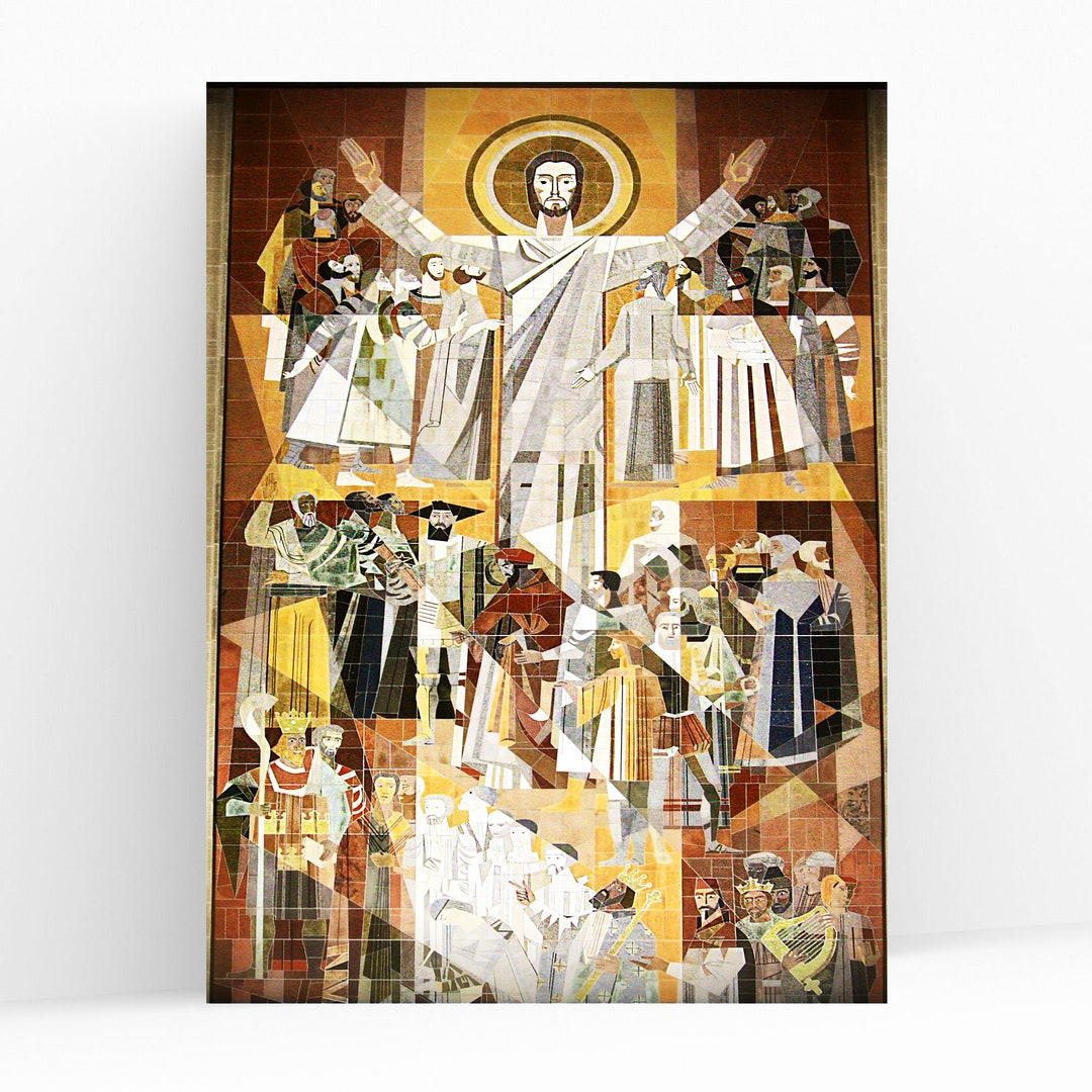 Touchdown Jesus Word of Life Canvas Wall Art Notre Dame University ...