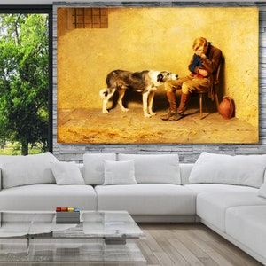 Fidelity by Briton Riviere Canvas Wall Art Fidelity Famous Artwork ...