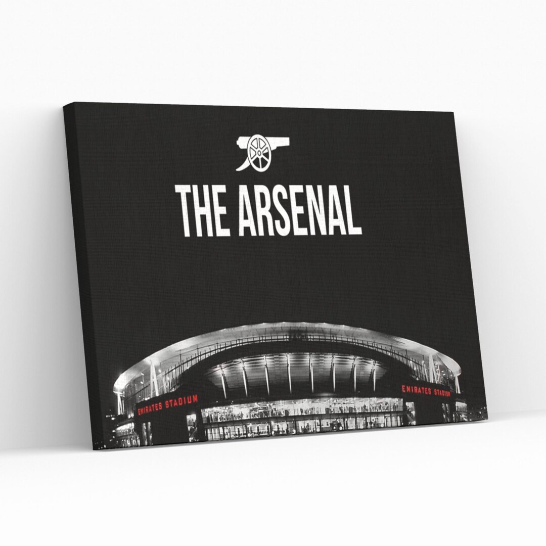 Emirates Arsenal Stadium Canvas Wall Art Sports Enthusiast Gift Kids ...