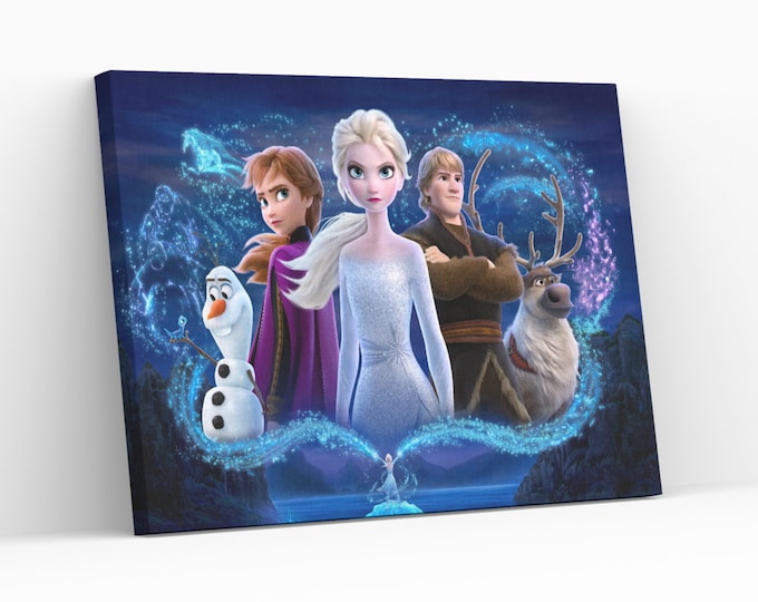 Elsa Frozen Animation Movie Poster Home Decor Kidsroom Gift Ready Wall ...