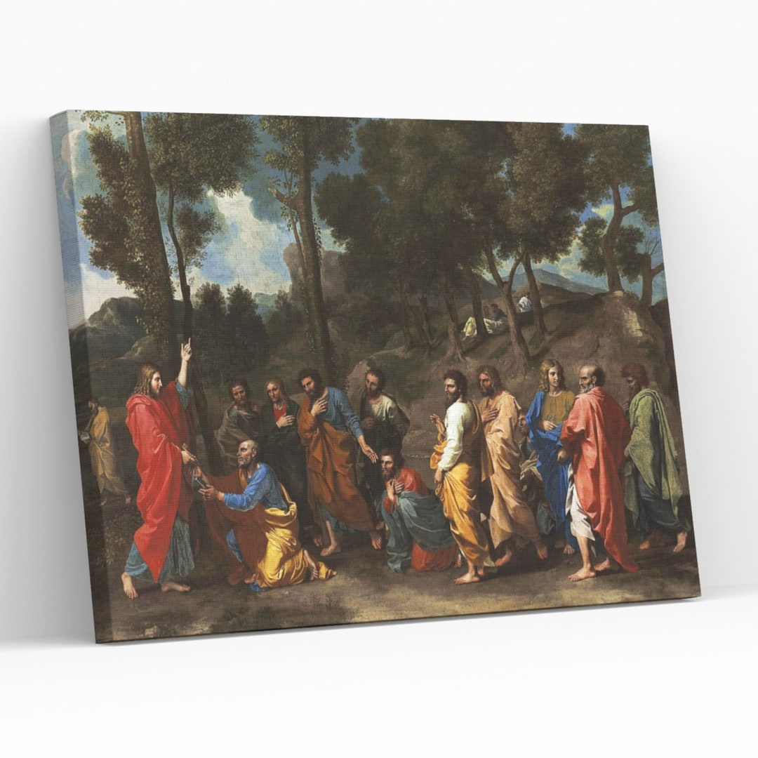 Seven Sacraments Ordination by Poussin Canvas Wall Art Ordination ...