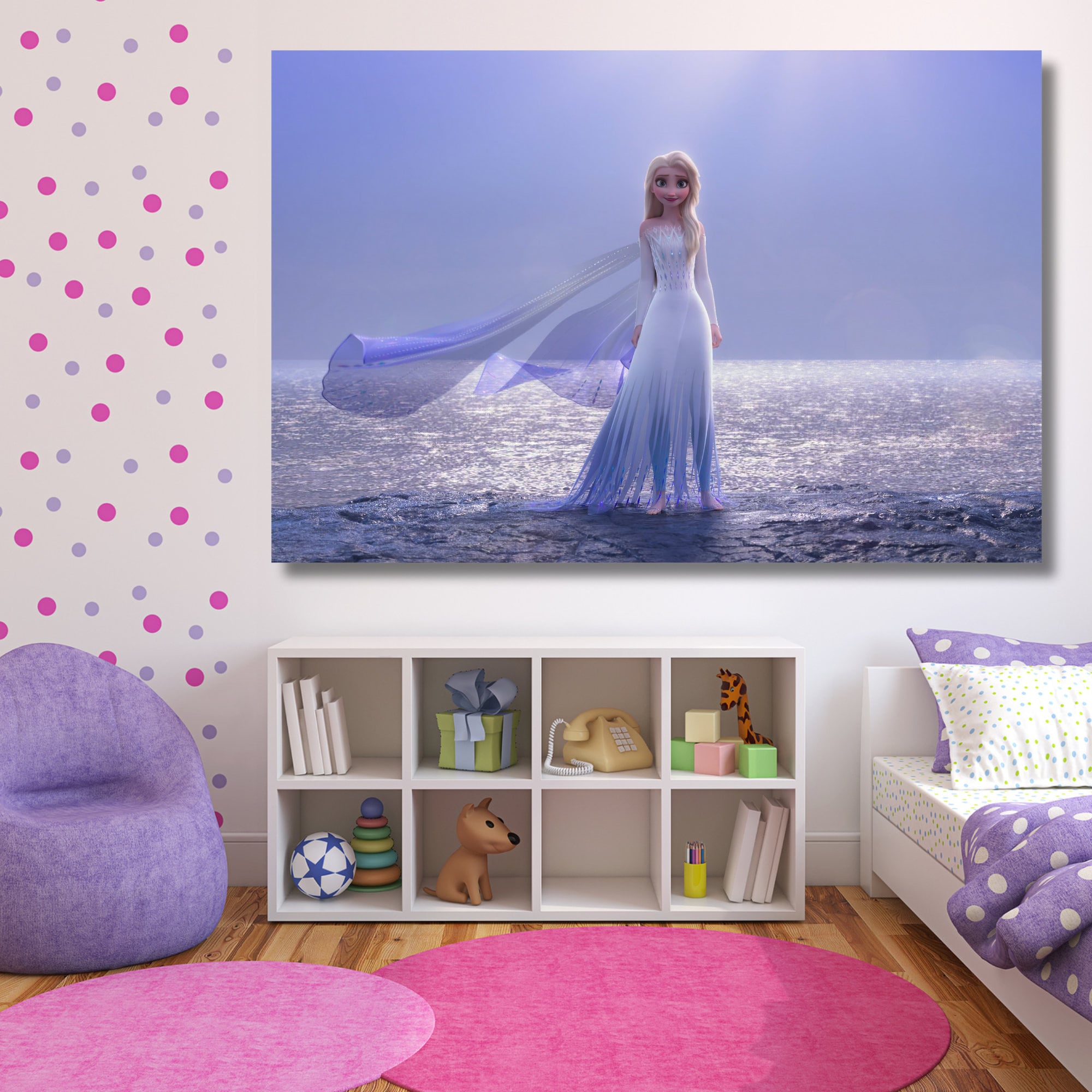 Elsa Frozen Alone Animation Movie Poster Home Decor Kidsroom Gift Ready ...