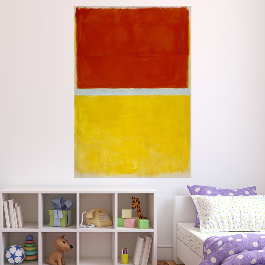 Mark Rothko Expressionist Classic Rectangular Abstract Reproduction ...