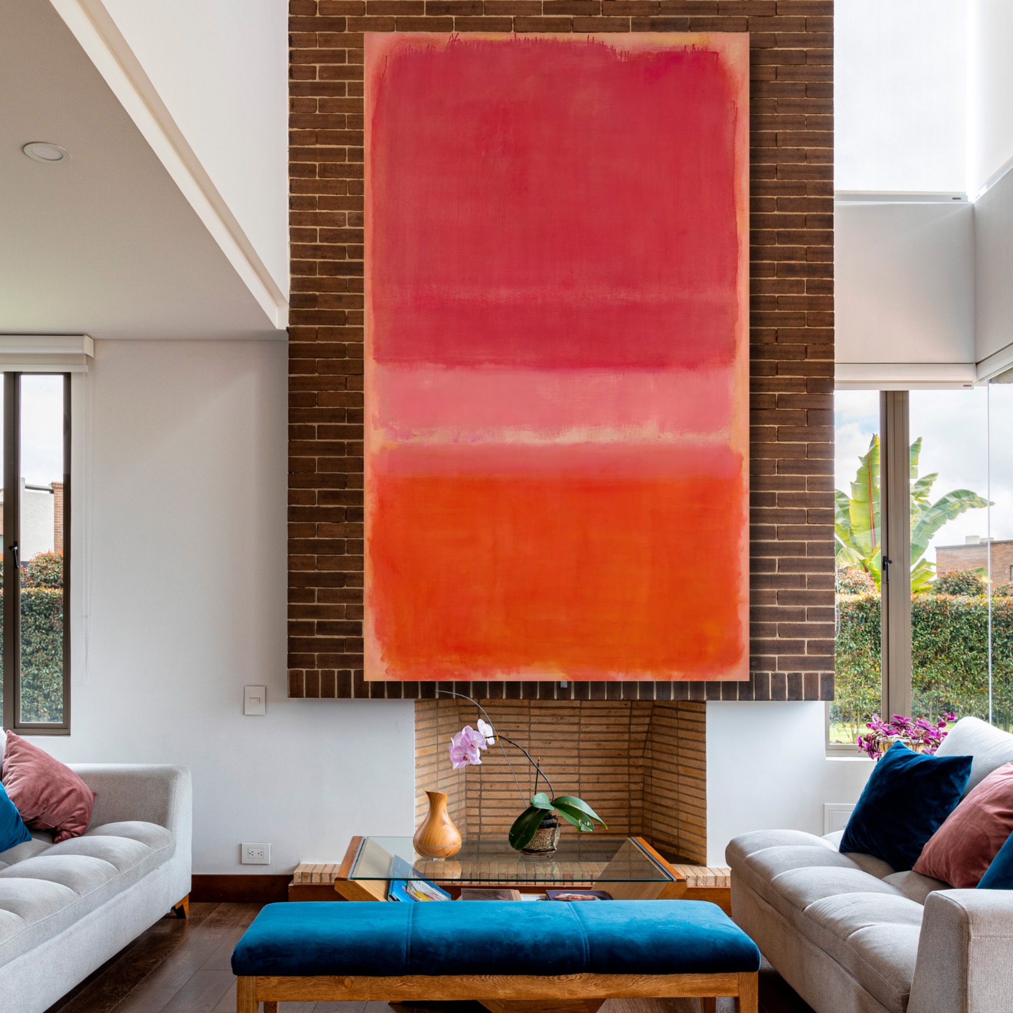 Mark Rothko Expressionist Classic Rectangular Abstract - Etsy