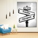 Personalized Name Vintage Street Sign Canvas Wall Art Custom Name ...