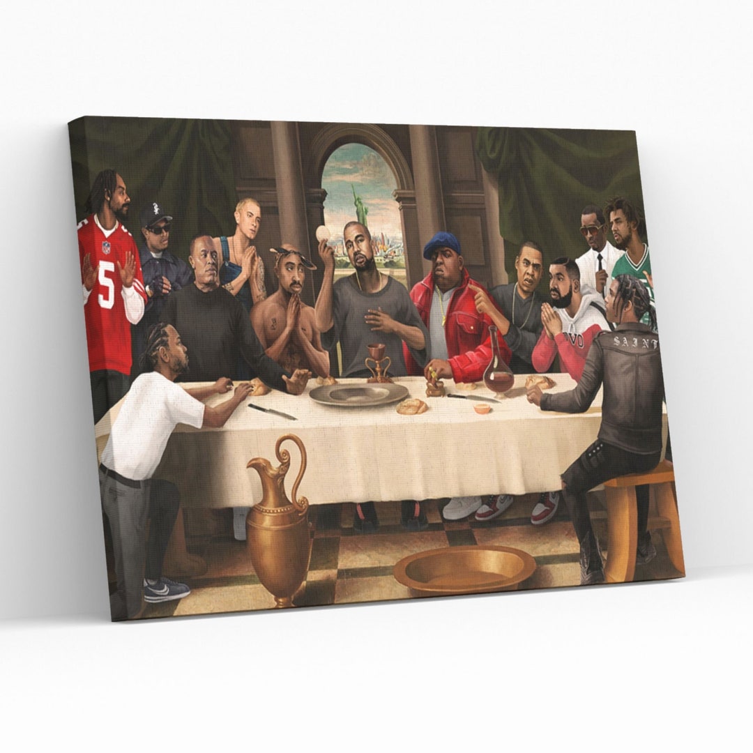 Last Supper All Time Rappers Extra Large Wall Decor Gift for Kids Room ...