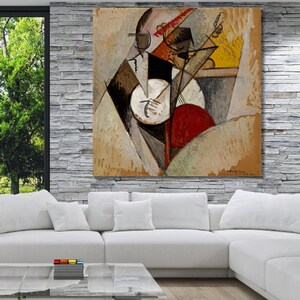 Composition for Jazz by Albert Gleizes Cubist Canvas Wall Art Artwork ...