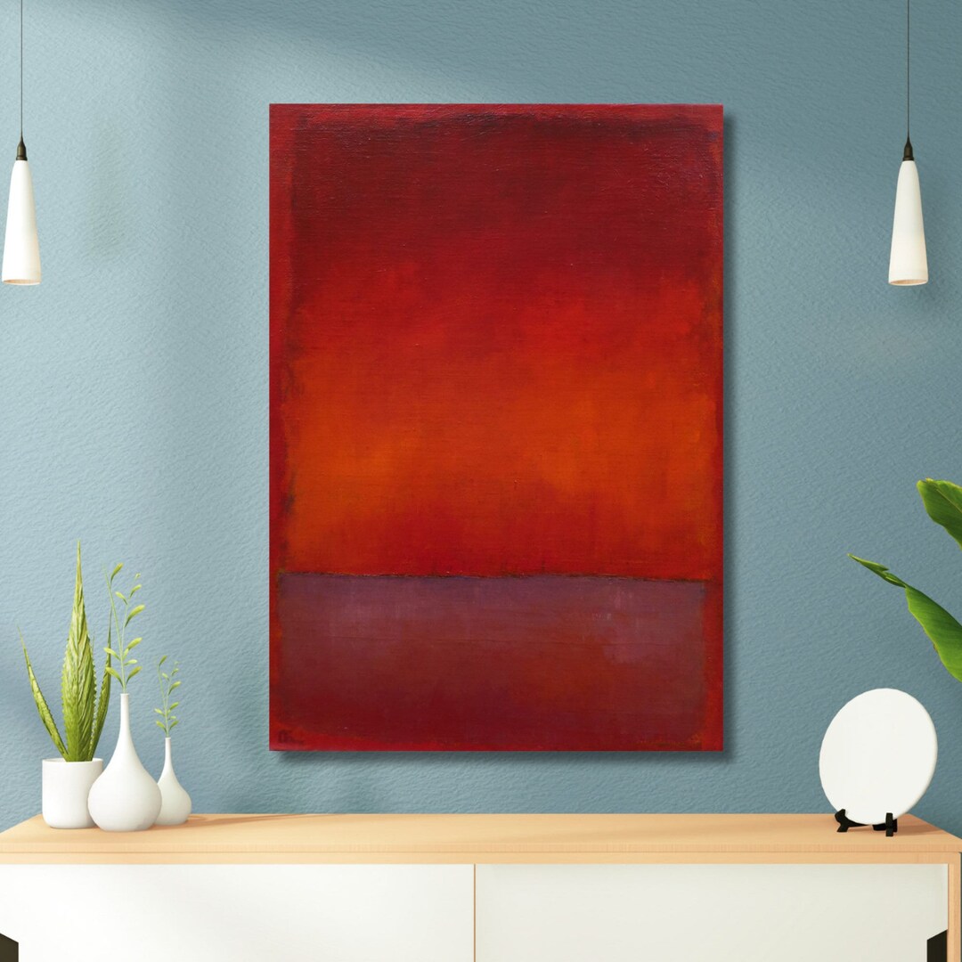 Mark Rothko Expressionist Classic Rectangular Abstract Reproduction ...