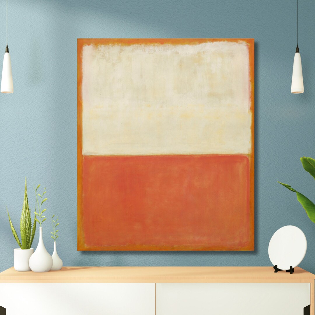 Mark Rothko Expressionist Classic Rectangular Abstract Reproduction ...